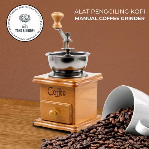 Promo COFFEE GRINDER ALAT PENGGILING KOPI MANUAL BROWN 16290 - Jakarta ...