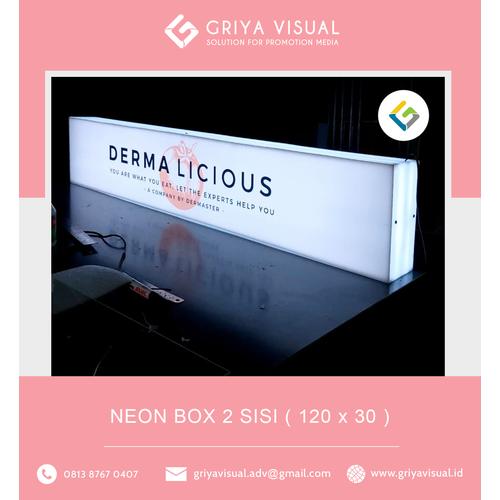Jual NEON BOX AKRILIK 2 SISI ( DERMALICIOUS ) - Jakarta Selatan - Griya ...