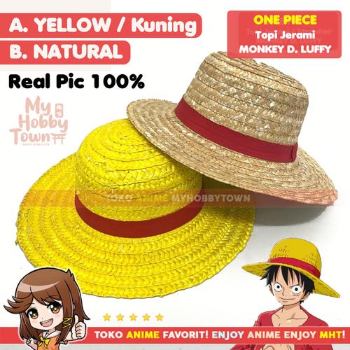 Jual Topi Jerami One Piece Luffy - Kuning - Kab. Tangerang ...