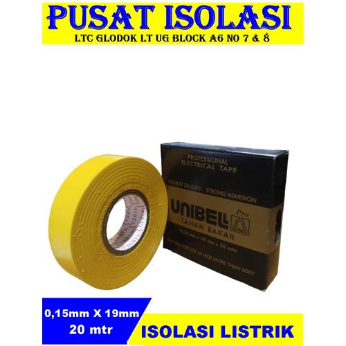 Jual Isolasi Listrik Unibel Warna Kuning Isolasi Unibel Kecil - Jakarta ...
