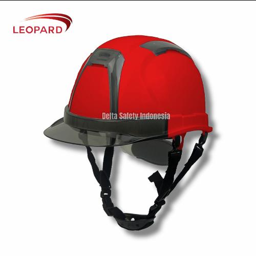 Jual Safety Helmet Leopard ABS LPHL 0295 Merah Original Helm Safety ...