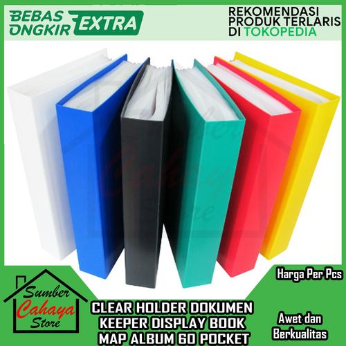 Promo Clear Holder Polos 60 Poket Document Keeper Display Book A4 Map ...