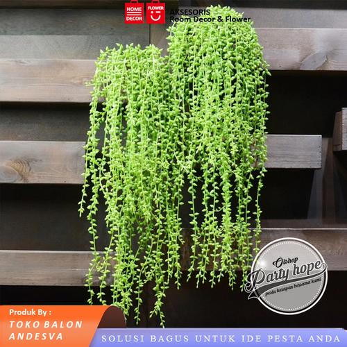 Jual Daun Rambat Juntai Love Tear / Bunga Plastik Palsu Artificial ...
