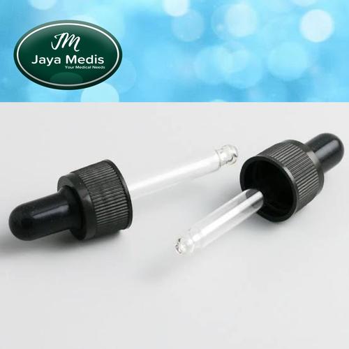 Jual TUTUP BOTOL KACA PIPET NON SEGEL HITAM- TUTUP BOTOL SERUM ...