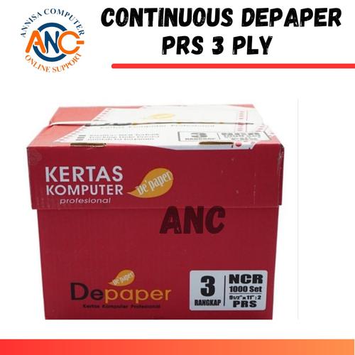 Jual Continuous Form Depaper 3 ply PRS NCR / Kertas Printer Dot Matrix ...