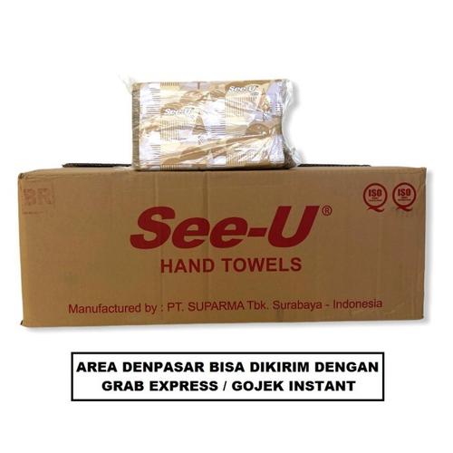 Promo SEE U Tissue Hand Towel | Tisu Pengesat Tangan Warna Coklat ...