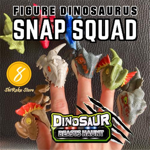 Jual Mainan Dino Lucu Gigit Jari Figur Dinosaurus Snap Squad Jurassic ...