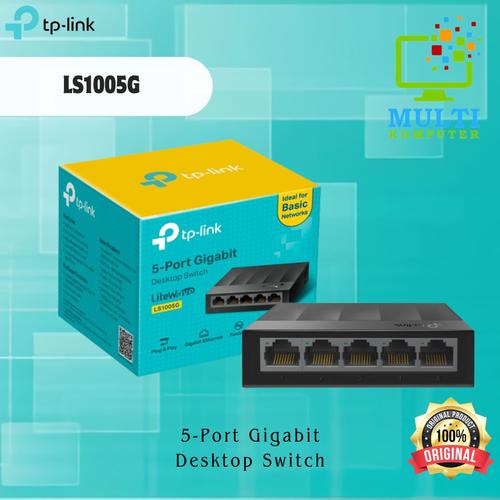 Jual Tp-link TL-LS1005G 5-port Gigabit Desktop Network Switch TPLink - Jakarta Barat - MULTI ...