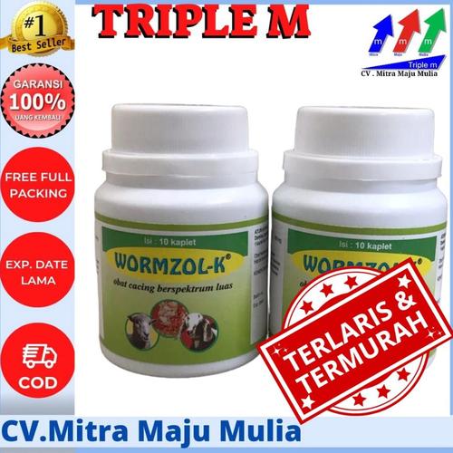 Jual Wormzol K 10 Kaplet medion obat cacing sapi kambing FIGOKTA1 ...