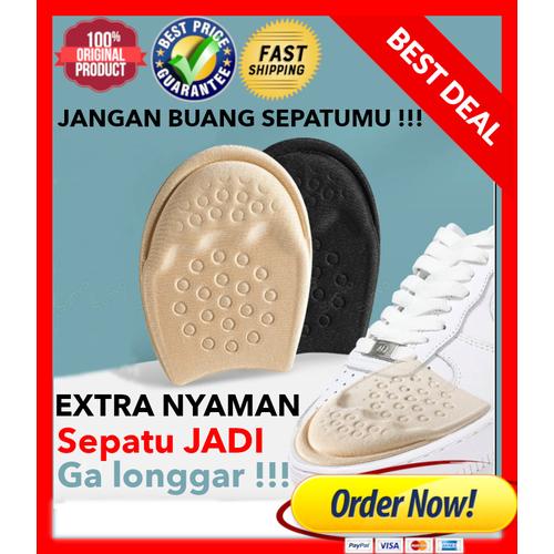 Jual INSOLE SEPATU SNEAKERS KEBESARAN GANJALAN KAKI DEPAN WANITA dan ...