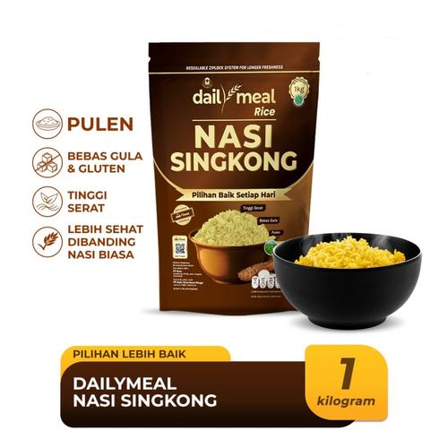 Promo NASI SINGKONG DAILYMEAL 1KG BERAS DAILY MEAL CASSAVA RICE - NASI ...