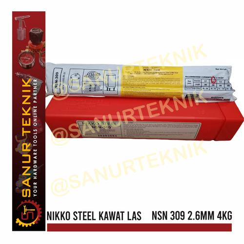 Jual NIKKO STEEL Welding Electrode Kawat Las NSN 309 2.6mm 2.6 mm 300mm ...