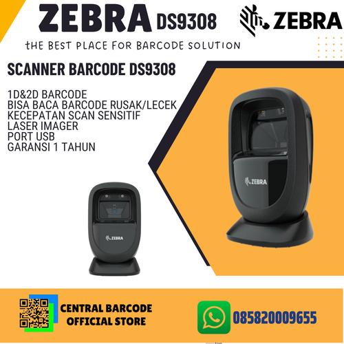 Jual Barcode Scanner / Scanner Barcode Zebra DS9308 / DS 9308, 2 ...