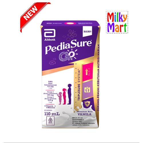 Jual Pediasure GO RTD Vanila / Coklat 110ml / 110 ml - coklat 48x110ml ...