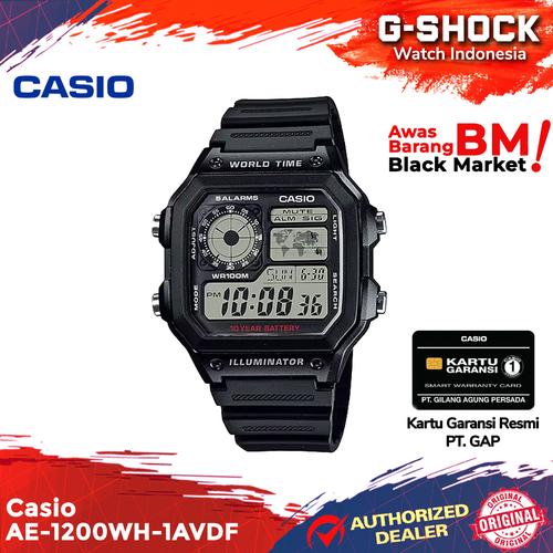 Promo Casio General AE-1200WH-1AVDF AE-1200WH AE-1200 AE1200WH AE 1200WH - Kota Bandung - G ...
