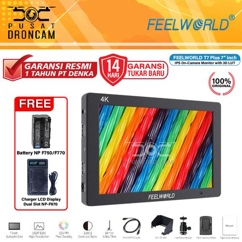 Promo FeelWorld T7 Plus 7" IPS On-Camera Monitor with 3D LUT ORIGINAL ...
