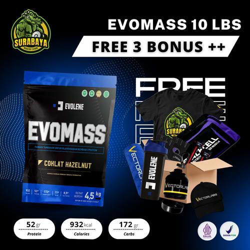 Jual SUSU PROTEIN EVO MASS 10LBS EVOLENE EVOMASS GAINER 10 LB LBS ...