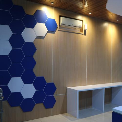 Jual wall panel dinding backdrop wpc dinding hpl untuk kantor - Jakarta ...