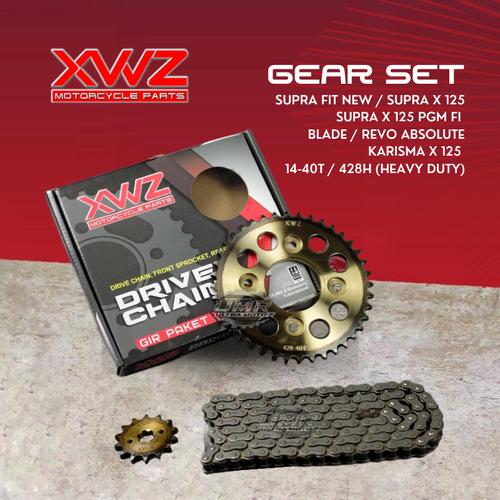 Promo GEAR GIR SET GIR PAKET SUPRA X 125 PGM FI SUPRA FIT NEW BLADE ...