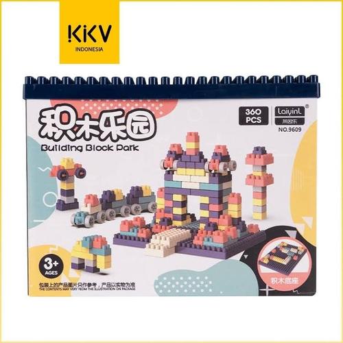 Promo KKV MAINAN BRICK BALOK SUSUN ANAK BLOCK DIY PUZZLE 360PCS 360 PCS ...