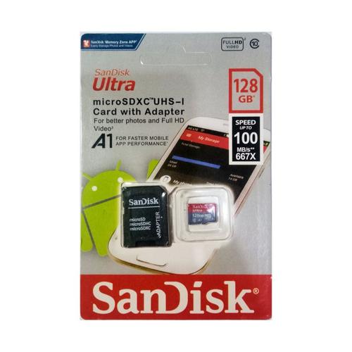 Jual Memory Card Sandlsk 128GB Ultra MMC MicroSD Card Sandlsk Ultra ...
