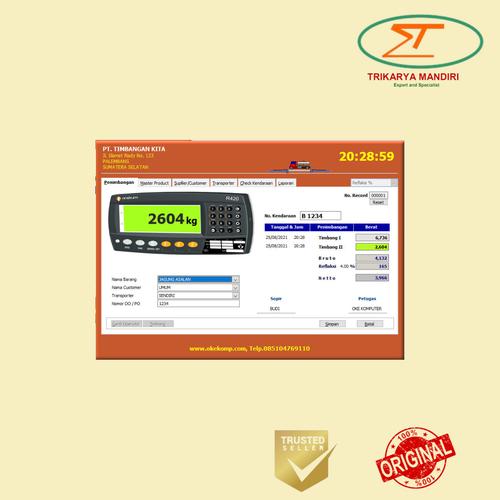Jual Software Jembatan Timbang - Export to Excel - Jakarta Pusat - Trikarya Mandiri | Tokopedia