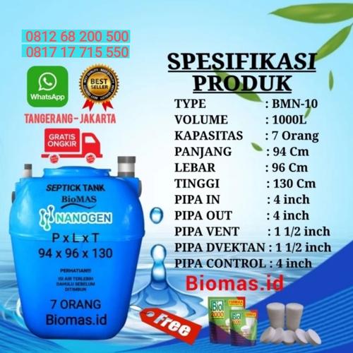 Jual septic tank 1000L, biotech, biogift, biocan, biosurya, biofil ...