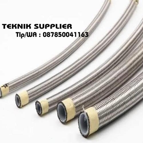 Jual Selang Teflon PTFE 3/8" Inch Flexible Stainless Steel Braided ...