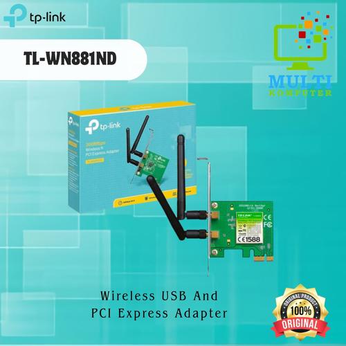 Jual TP-LINK TL-WN881ND Wireless N PCI Express Adapter / PCI Express ...
