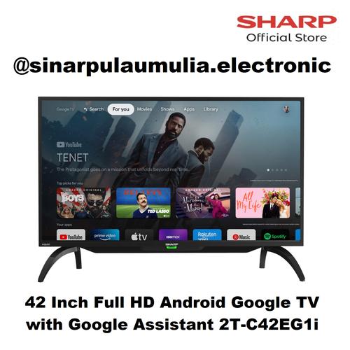 Jual Sharp LED TV 42 Inch FHD Android Google Assist - 2T-C42EG1i / 2T 42 EG - Kota Pontianak ...