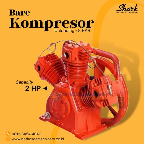 Jual Shark Kepala Kompresor 2 HP 3Hp Bare Compressor 5 Hp 8 BAR ...