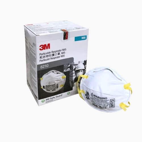 Jual Masker debu – Masker antipolusi- 3M Respirator 8210, N95 1 BOx 20 ...
