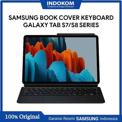Promo Samsung Book Cover Keyboard Galaxy TAB S7/S8 Series Original ...