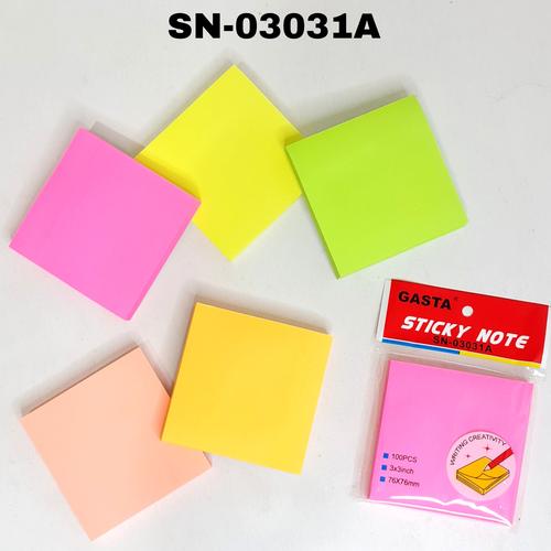 Jual SOS Sticky Note 3x3/100 1 Warna / Stick Note'/Notes Tempel ...