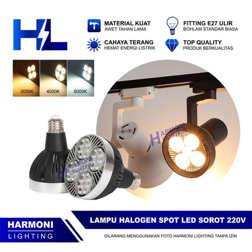Jual Lampu Halogen LED 15/35/45 Watt 220V Spot Sorot E27 15W 35W 45W ...