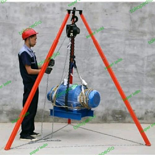Jual Hoist / Tripod 3 ton / 3ton / 3000kg / 3000 kg & 3 meter / 3m ...
