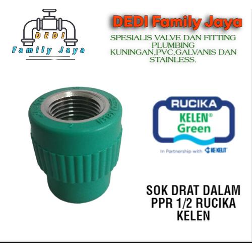 Jual SOK DRAT DALAM PPR 1/2 Inch MERK RUCIKA - Jakarta Pusat - DEDI Family Jaya | Tokopedia