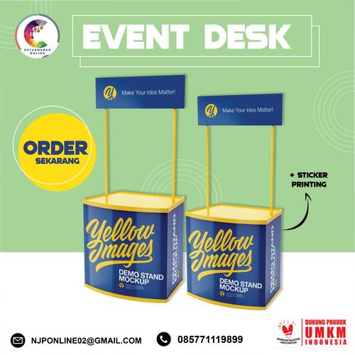 Promo EVENT DESK / BOOTH PORTABLE PVC + PRINTING - Jakarta Timur ...