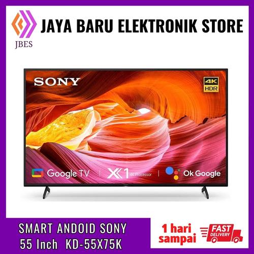 Promo SONY BRAVIA KD-55X75K LED TV 4K UHD GOOGLE TV 55 INCH KD55X75K ...