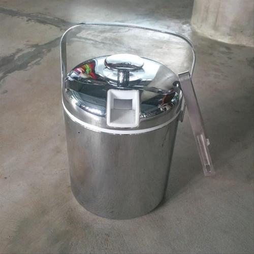 Jual JD Tempat Es Batu Nasi Ice Pail Bucket Guest Room Stainless + tong ...