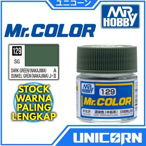 Jual MR COLOR C 129 DARK GREEN NAKAJIMA/CAT HOBBY AIRBRUSH KUAS GUNDAM ...