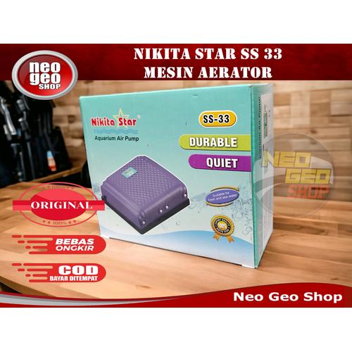 Jual NIKITA STAR SS33 SS 33 POMPA AERATOR 4 LUBANG MESIN GELEMBUNG UDARA - Kota Depok - neo geo ...
