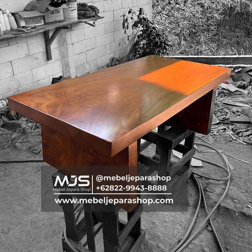 Jual Meja Tamu Pendek Coffee Table Kayu Solid Trembesi Tepi Rata - Kab ...