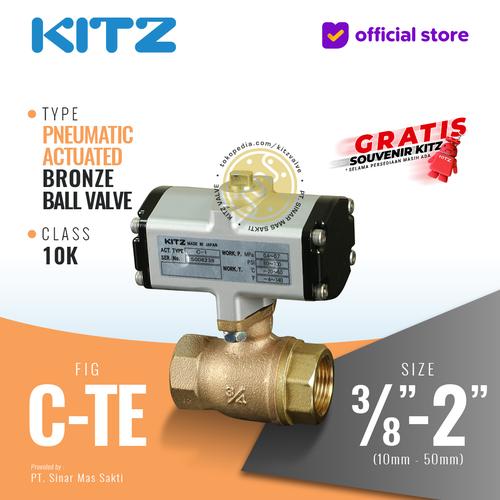Promo Ball Valve Pneumatic Bronze KITZ Fig. C-TE , Drat / Screw - 3/4 ...