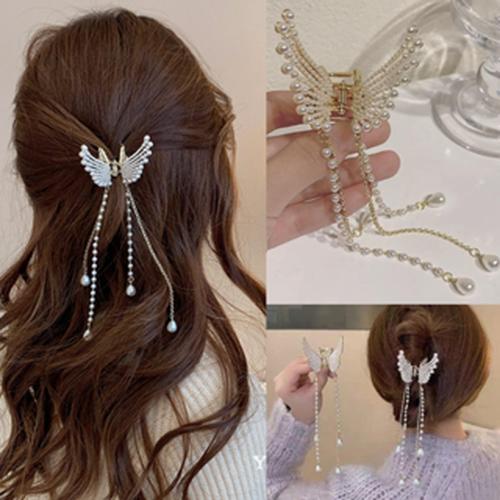 Jual Jepit Rambut Kupu Tassel Mutiara Jepit Rambut Korea Aksesoris ...