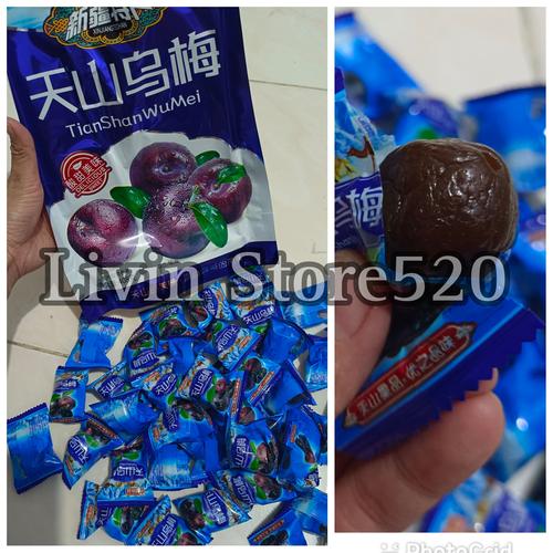 Jual Cemilan / Manisan Plum Halal 100% 5varian 100gr Cemilan Sehat ...
