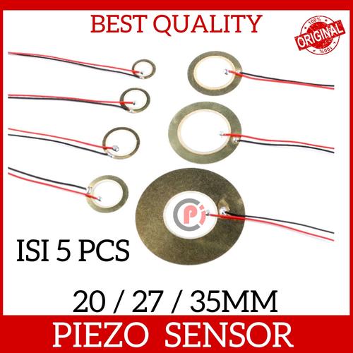 Jual Isi 5 Pcs Piezo Electric Ceramic Buzzer Element Sensor Getar Sound - Kota Medan - Pi ...