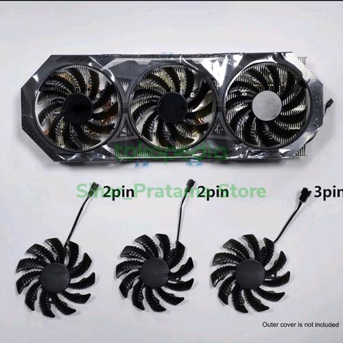 Jual Fan Kipas Vga Gigabyte 75mm 3pin Triple Fan GTX 970 R9 280X ...
