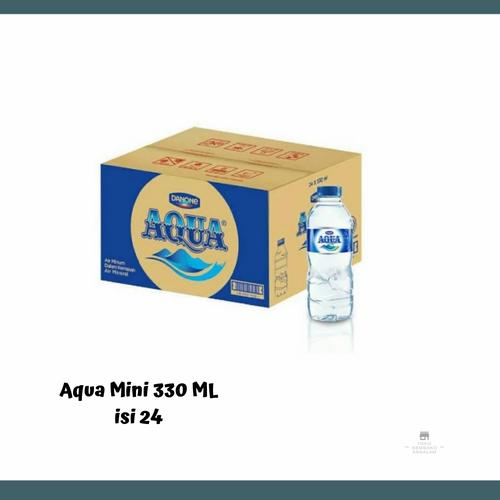 Jual aqua mini 330 ml 1 dus 24 / aqua botol mini 330 ml - Jakarta Selatan - Toko sembako assalam ...