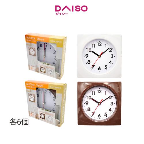 Jual Daiso Wall clock square - Brown - Jakarta Pusat - DAISO JAPAN ...